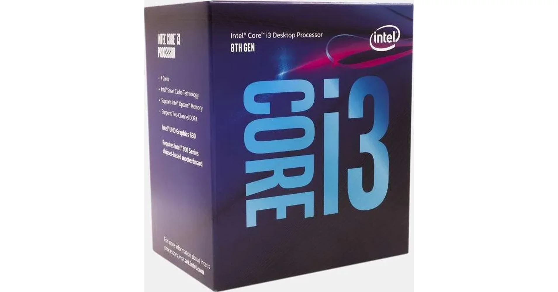 Intel Core i3-8100 3.6GHz 4 magos LGA1151 processzor – Box