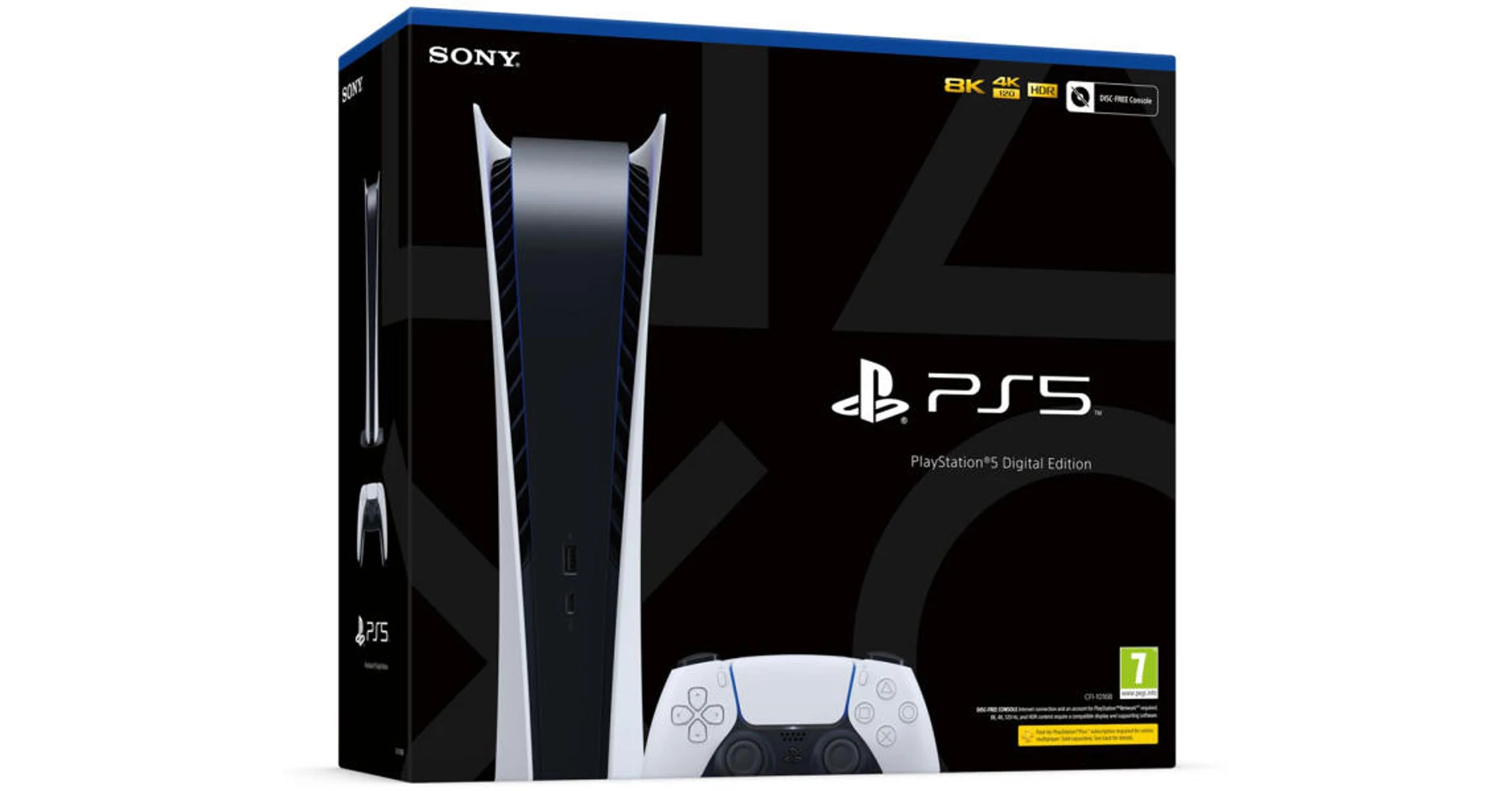 Sony PlayStation 5 Digital Edition (CFI-1216B) – PS5 Konzol
