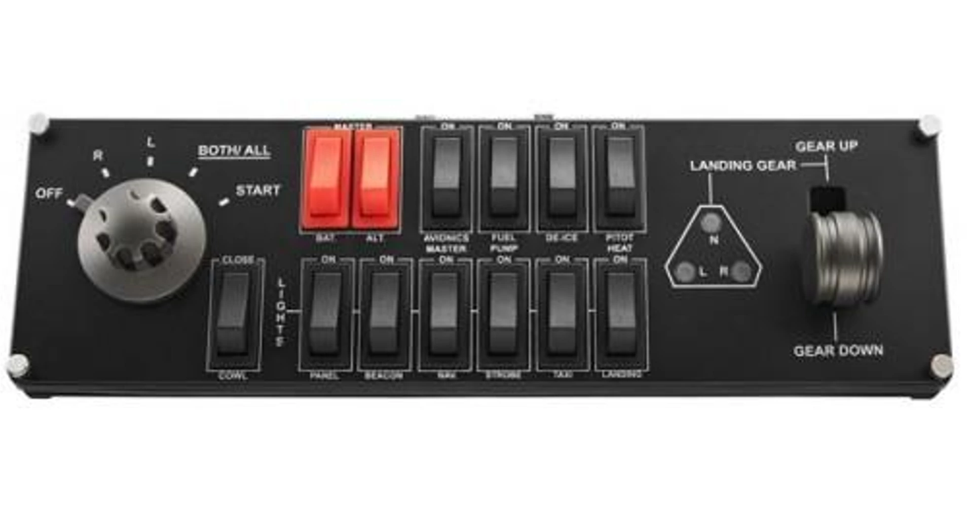 Logitech G Saitek Pro Flight Switch Panel Repülőgép szimulátor panel