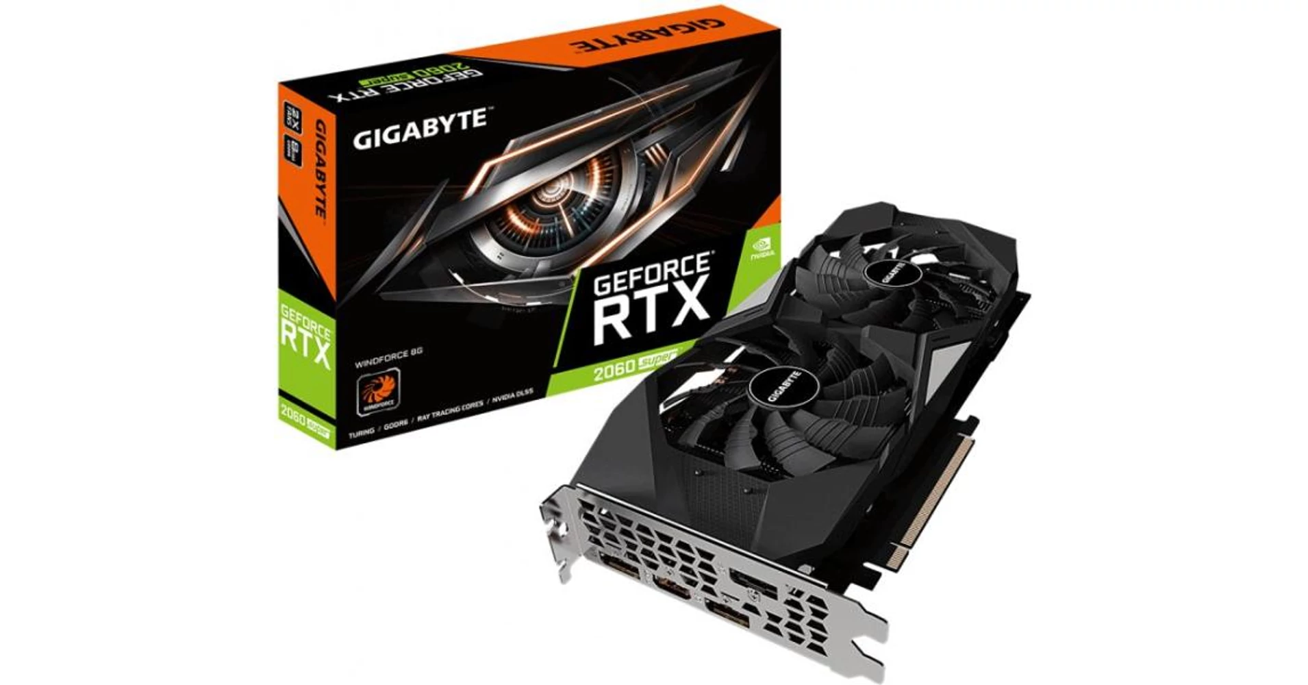 GIGABYTE GeForce RTX 2060 SUPER WINDFORCE 8GB GDDR6 (GV-N206SWF2-8GD ...