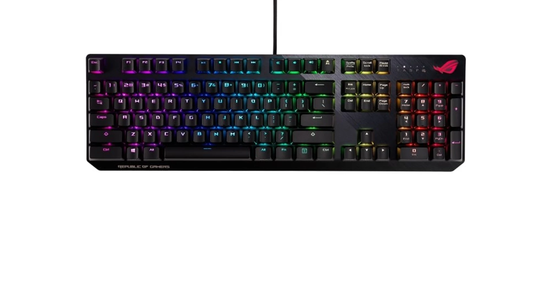 ASUS ROG Strix Scope RGB Mechanikus Gamer Billentyűzet - Cherry MX RED ...